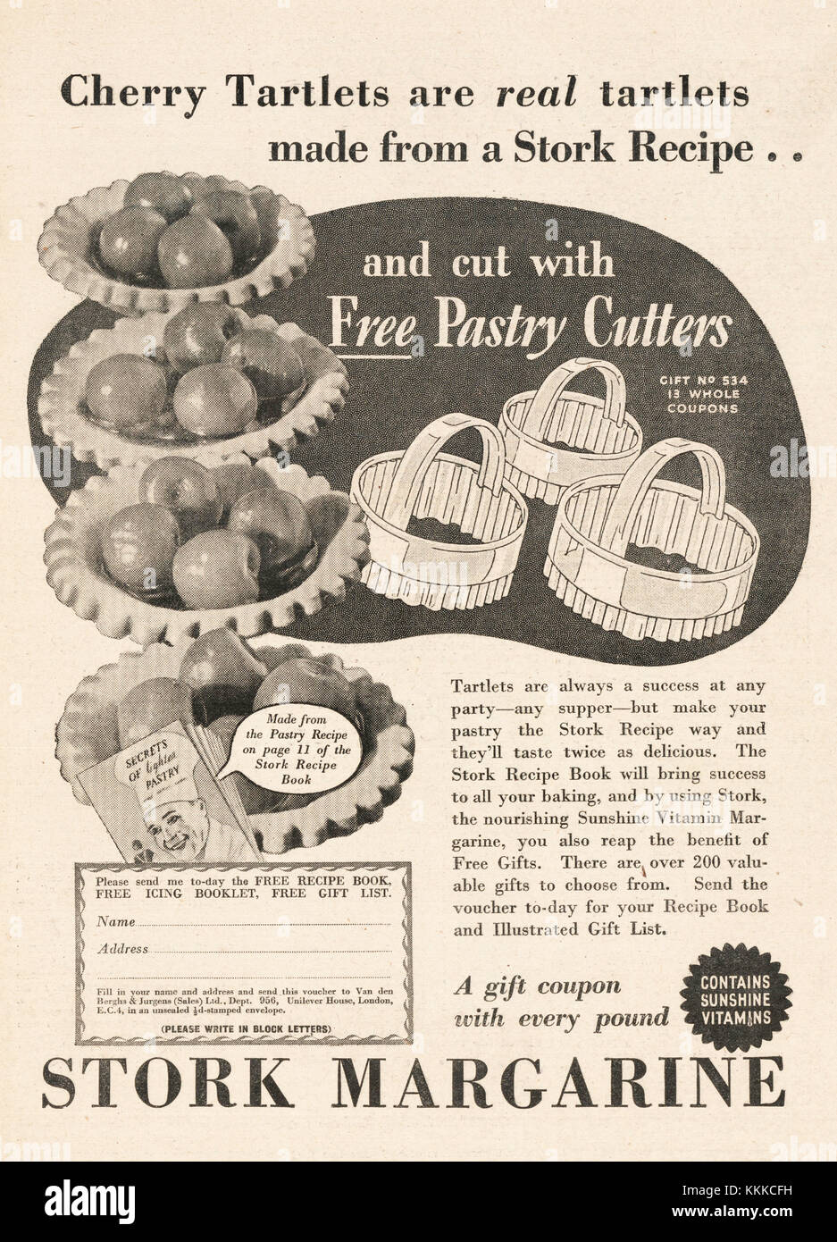 Stork margarine hi-res stock photography and images - Alamy