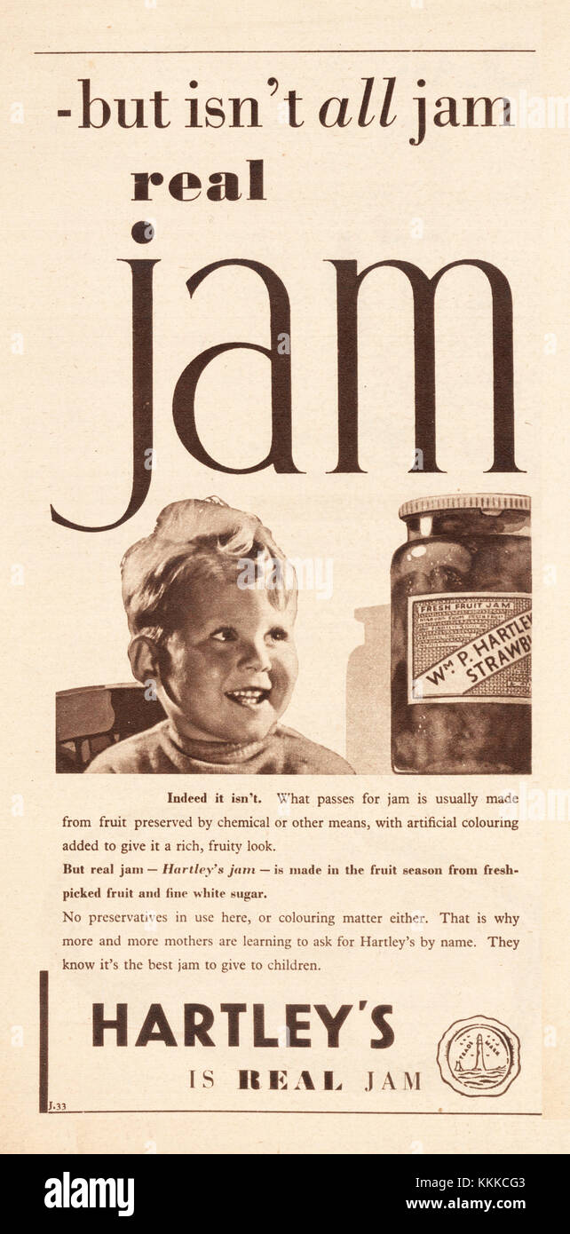 Hartleys Jam Stock Photos & Hartleys Jam Stock Images - Alamy
