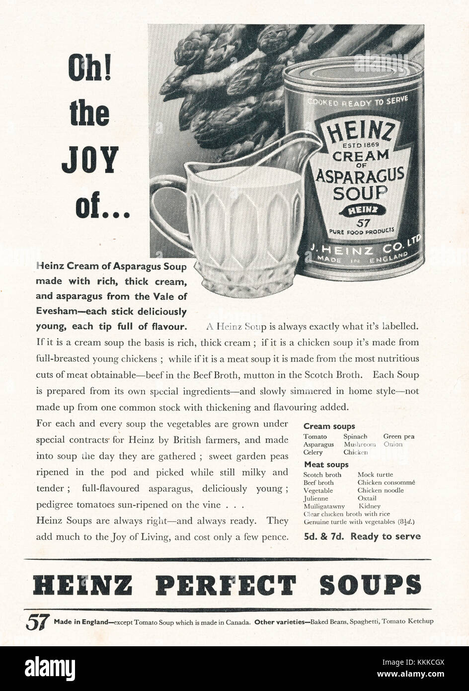 Heinz advert hi-res stock photography and images - Alamy