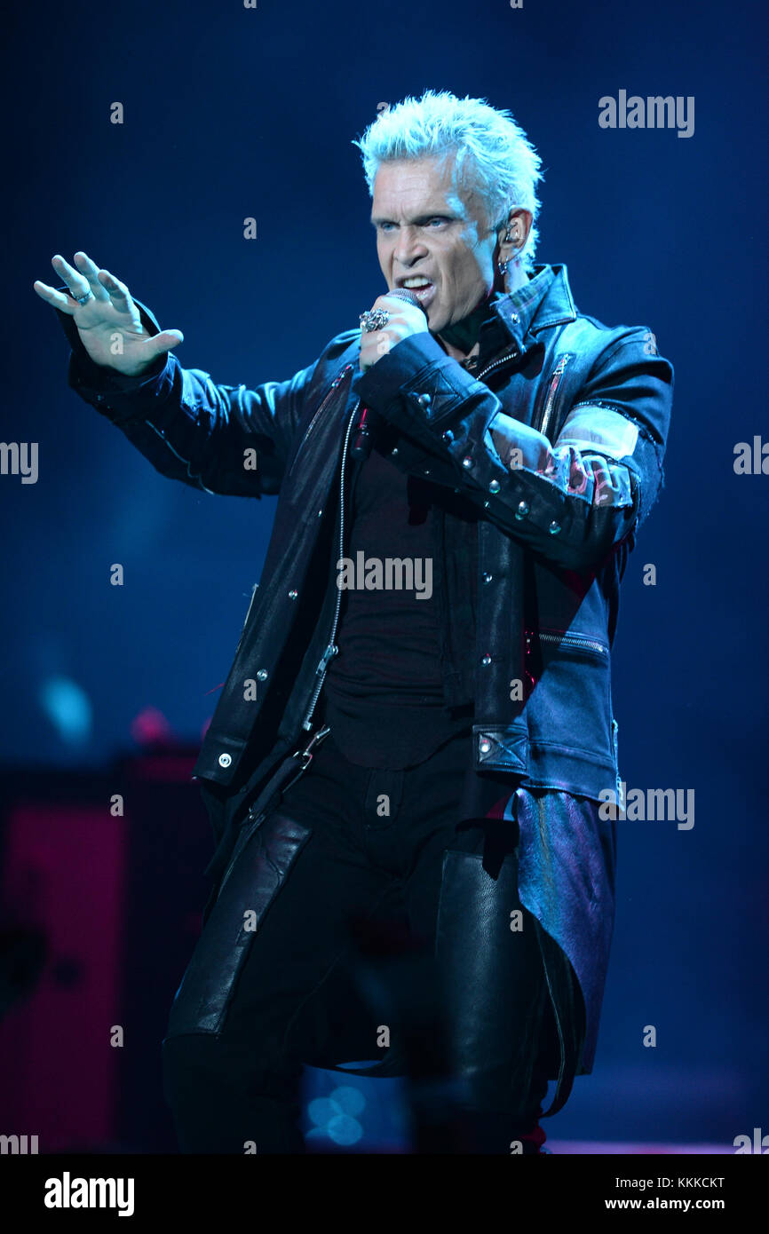 Billy idol band performs at hard rock live object hi-res stock ...