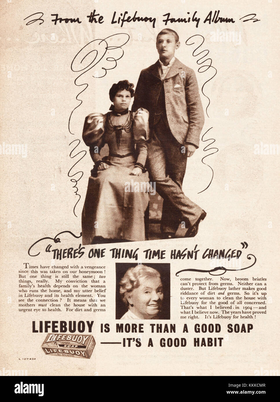 1938 UK Magazine Lifebuoy Soap Advert Stock Photo - Alamy