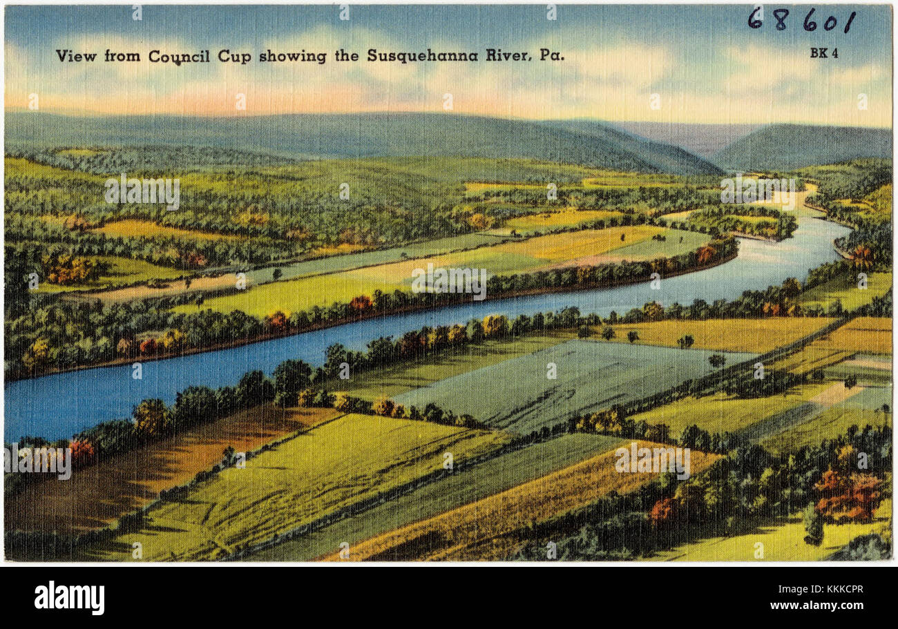 This photograph shows the view from Council Cup, overlooking the ...