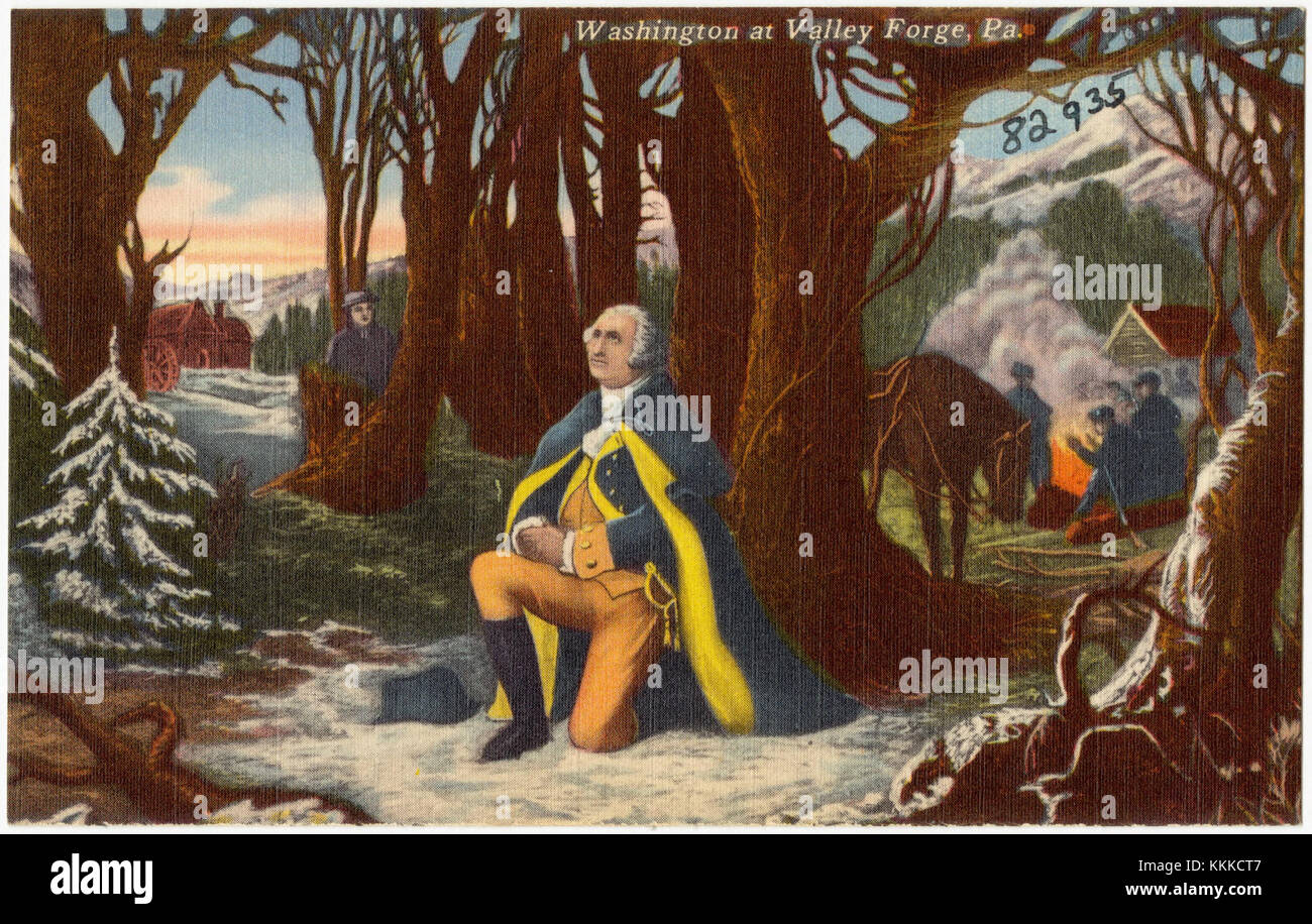 Washington at Valley Forge, Pa (82935 Stock Photo - Alamy