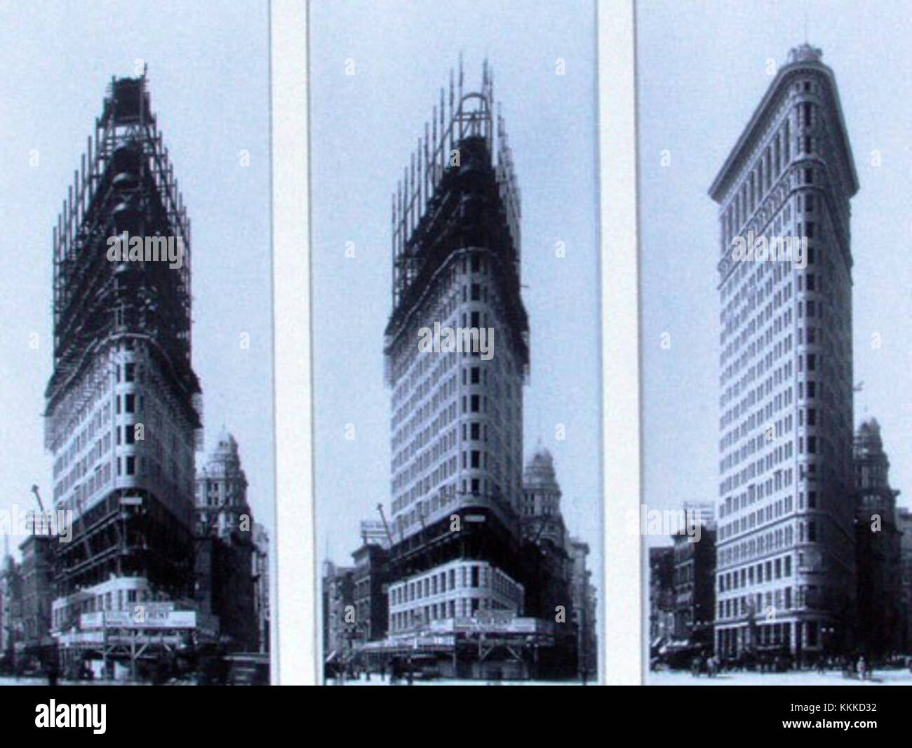 The Flatiron Building, located in New York City, was completed in 1902 ...