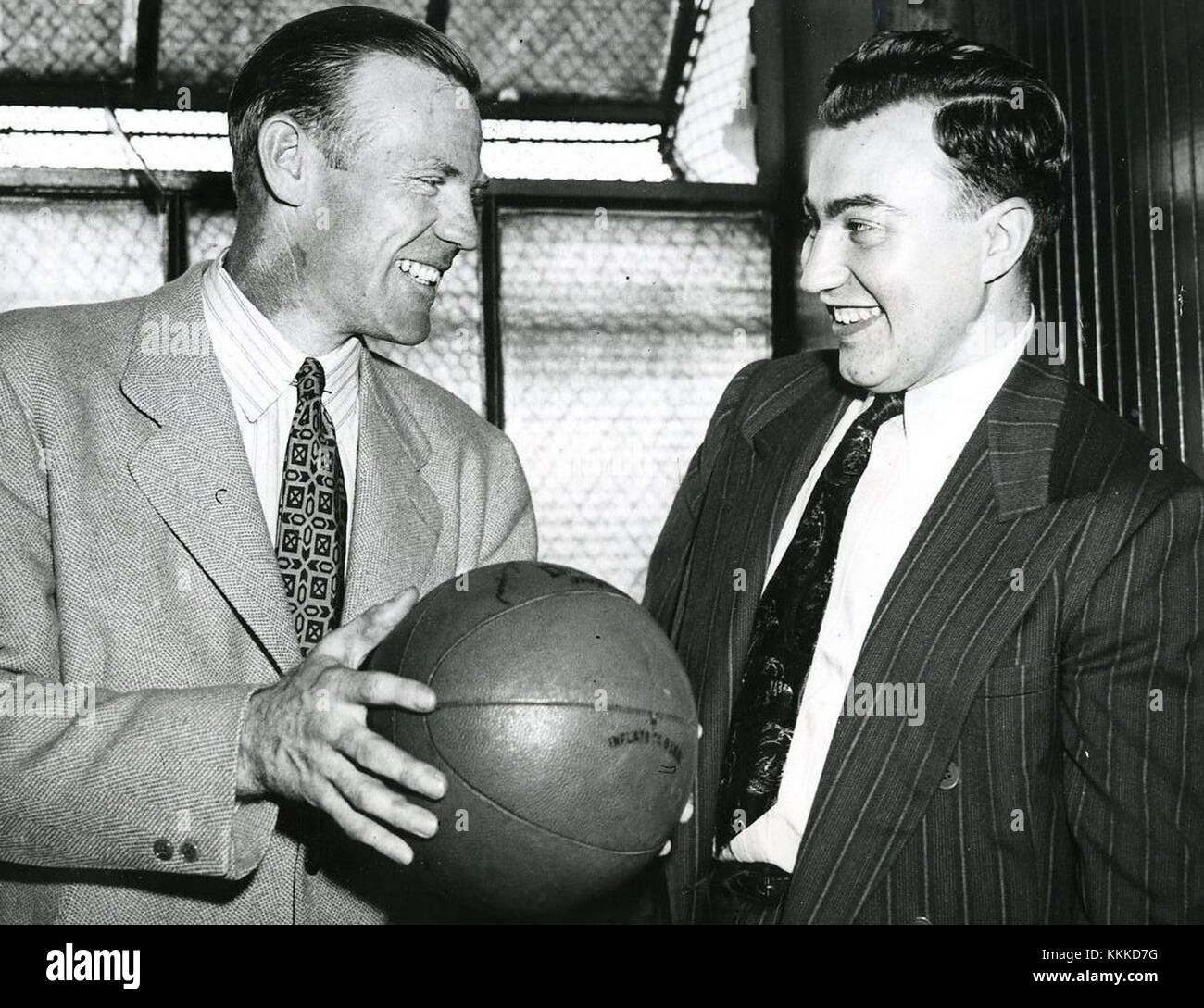 Red Rolfe and Ray Meyer Stock Photo - Alamy