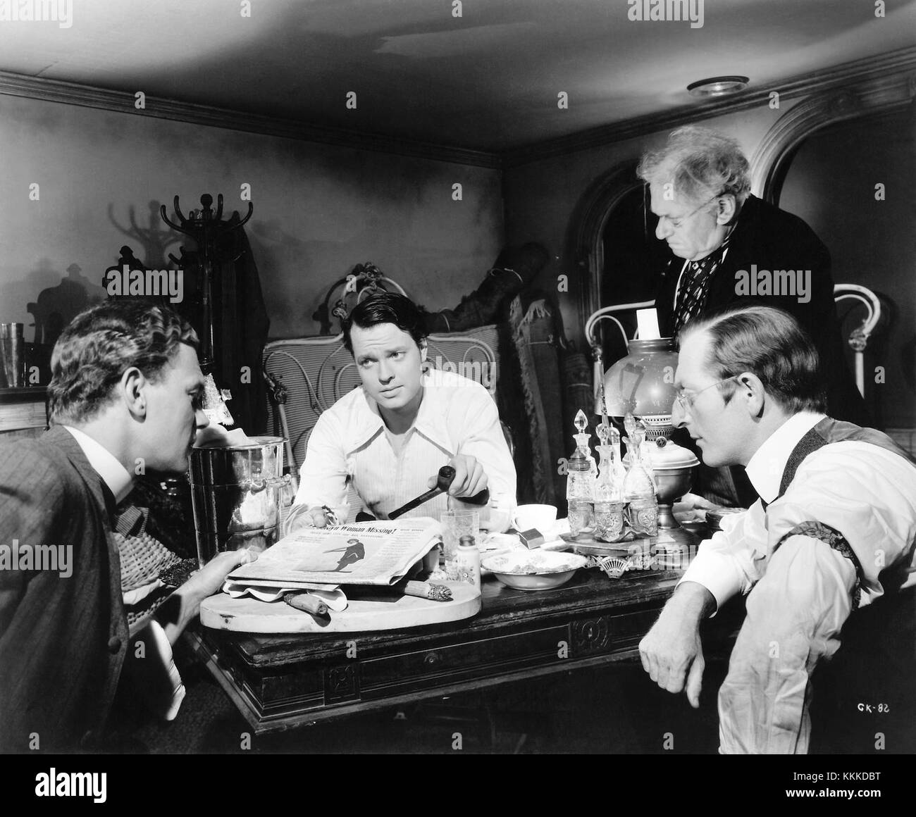 A reference to the iconic film 'Citizen Kane' (1941), starring Orson ...