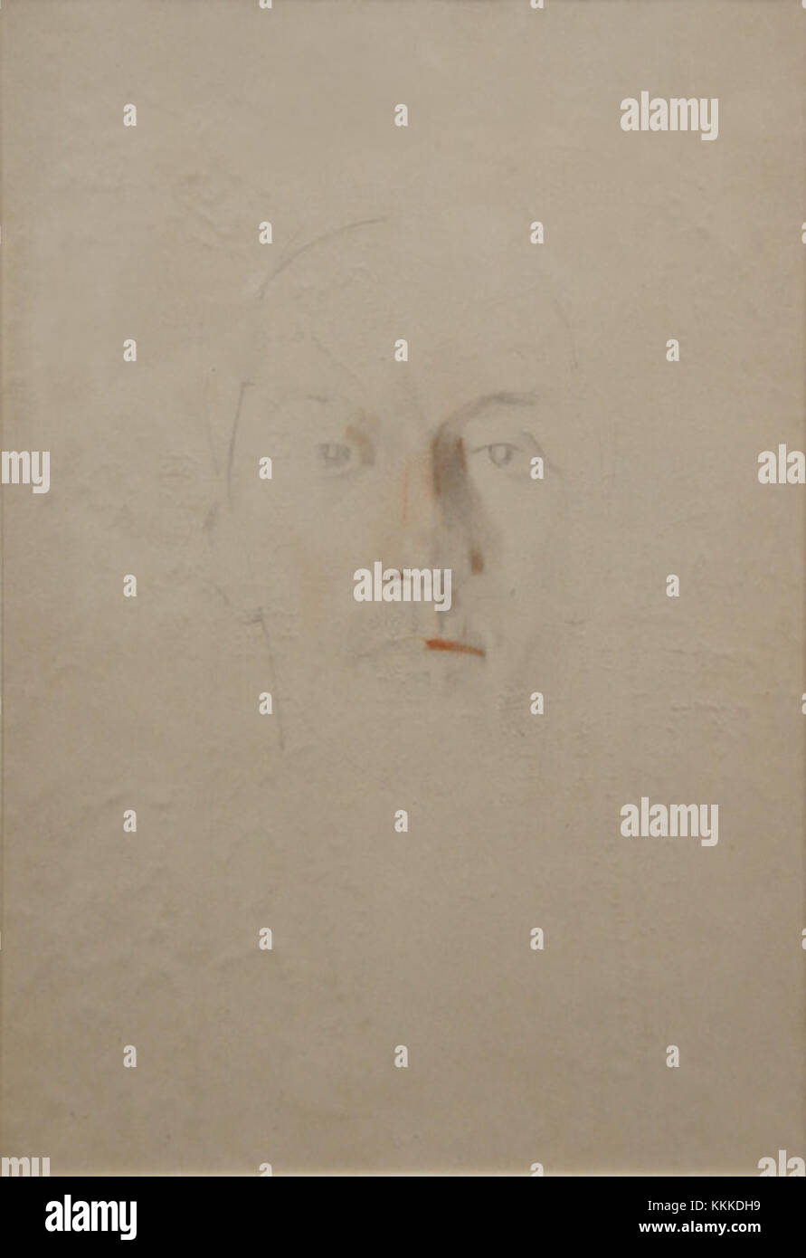 This 1907 portrait of Russian poet Alexander Blok by painter K. Somov ...