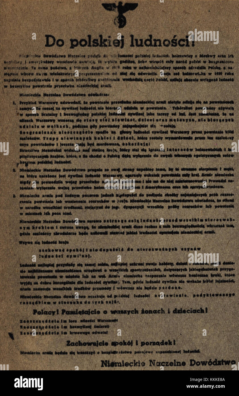 German propaganda leaflet hi-res stock photography and images - Alamy