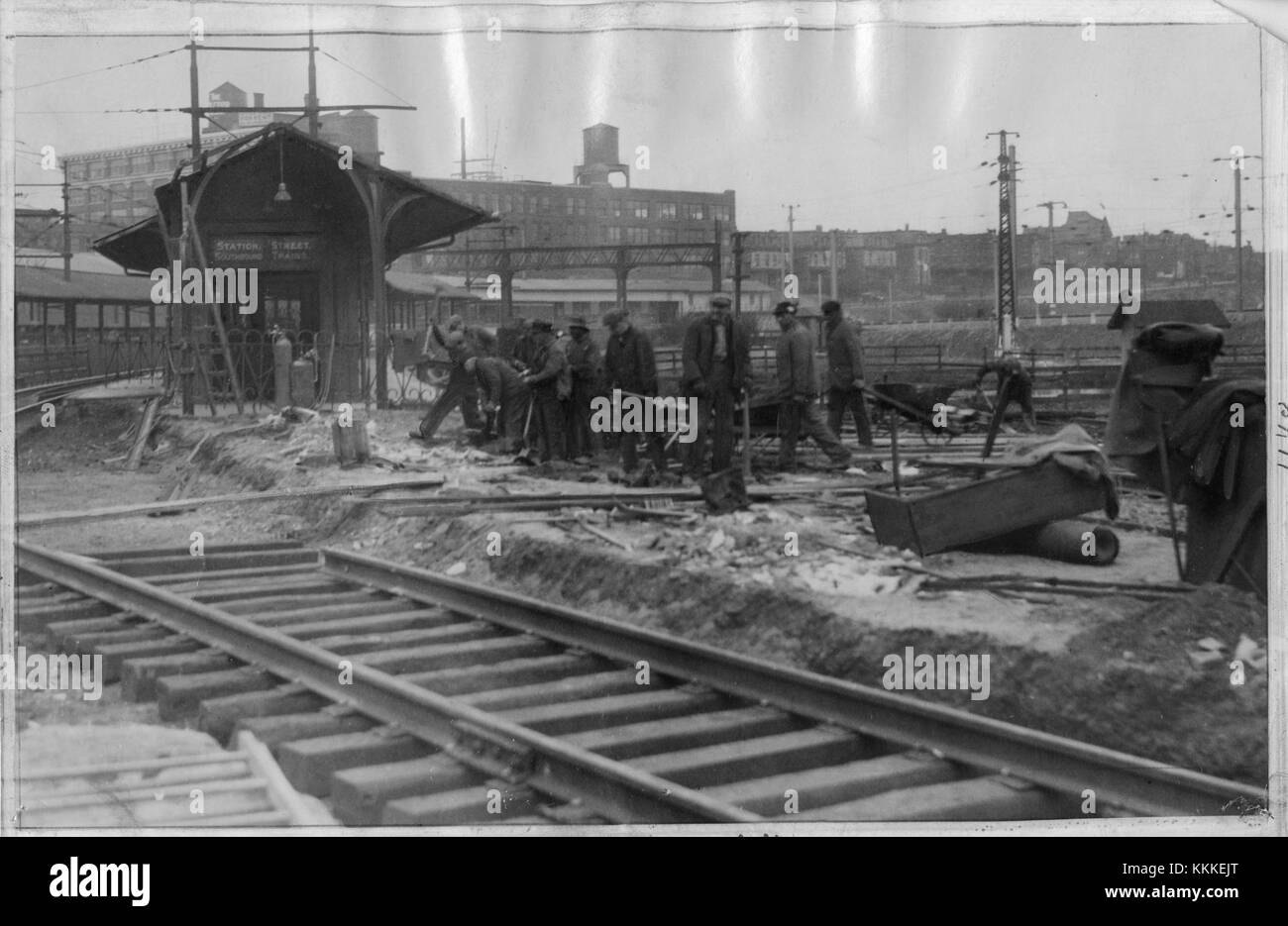 In January 1931, the platforms at the West Philadelphia station were ...