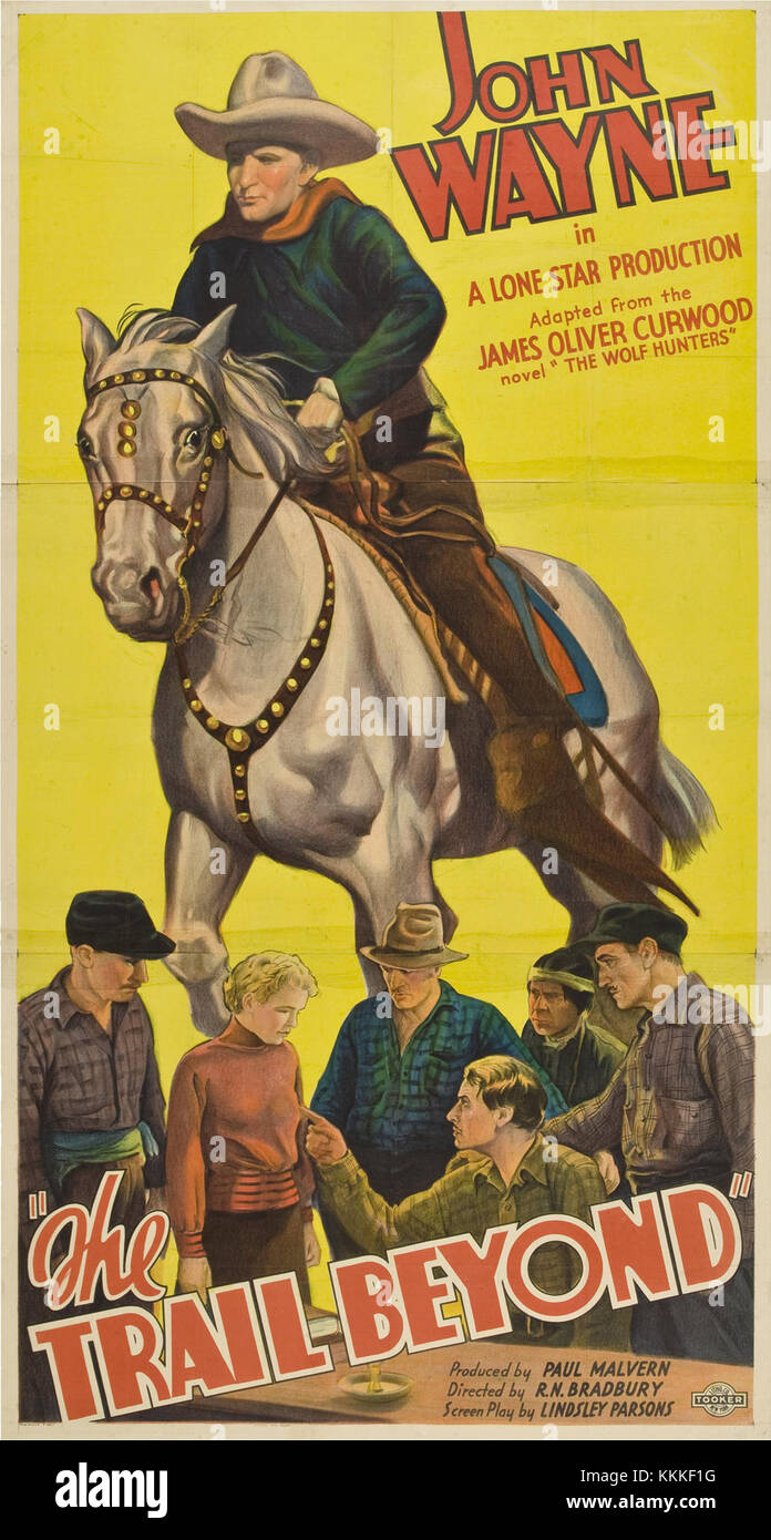 The 1934 film 'The Trail Beyond' is a Western adventure, depicting ...