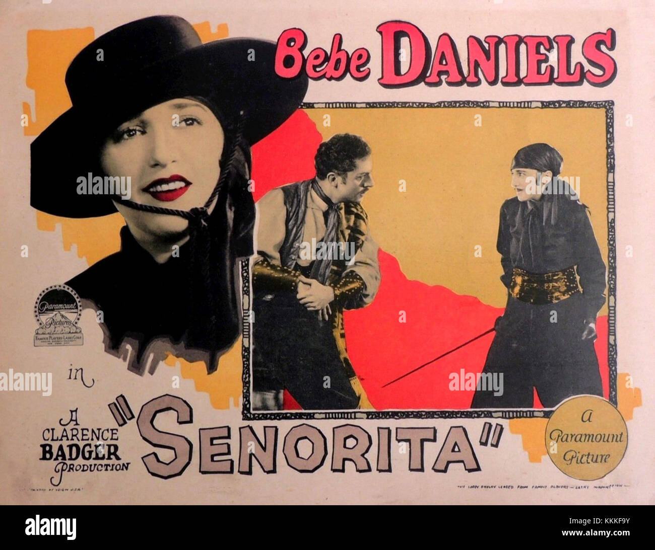 Senorita lobby card Stock Photo - Alamy