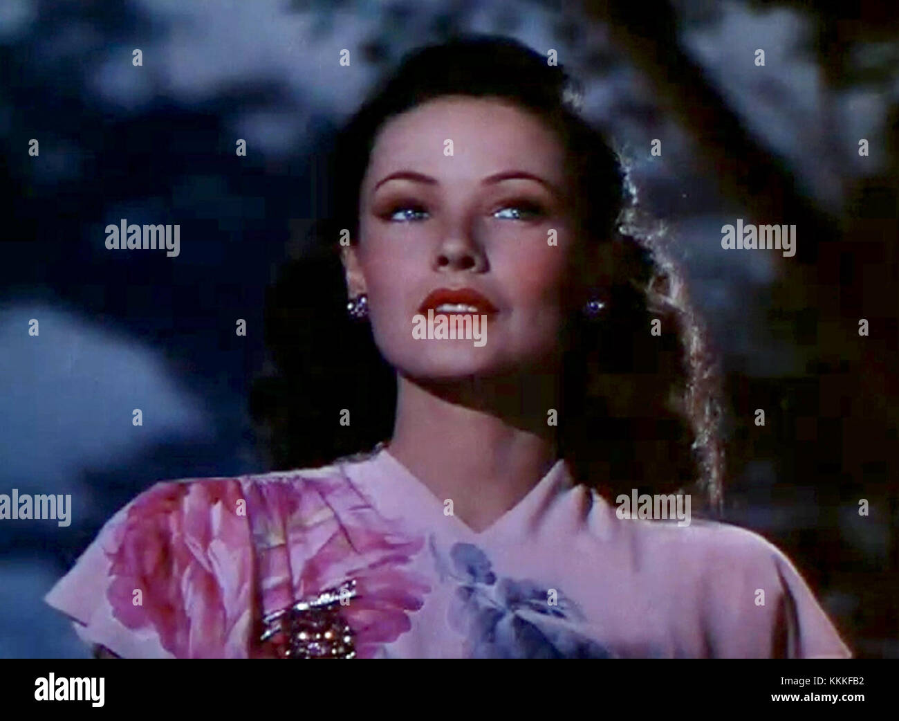 A still from the 1945 film 'Leave Her to Heaven,' showing Gene Tierney ...