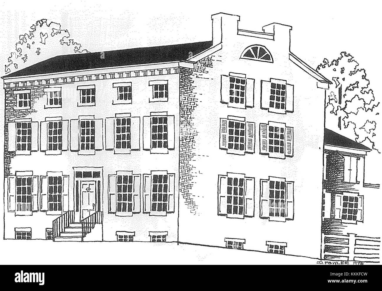 This image from the MEDIA A Tribute series shows the Williamson House ...