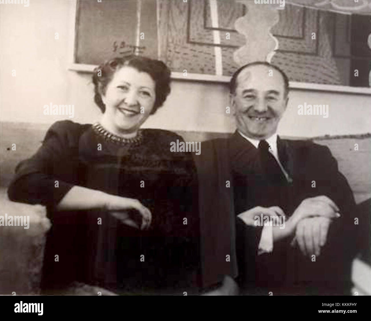 Charlotte and Louis Bergman circa 1950 Stock Photo - Alamy