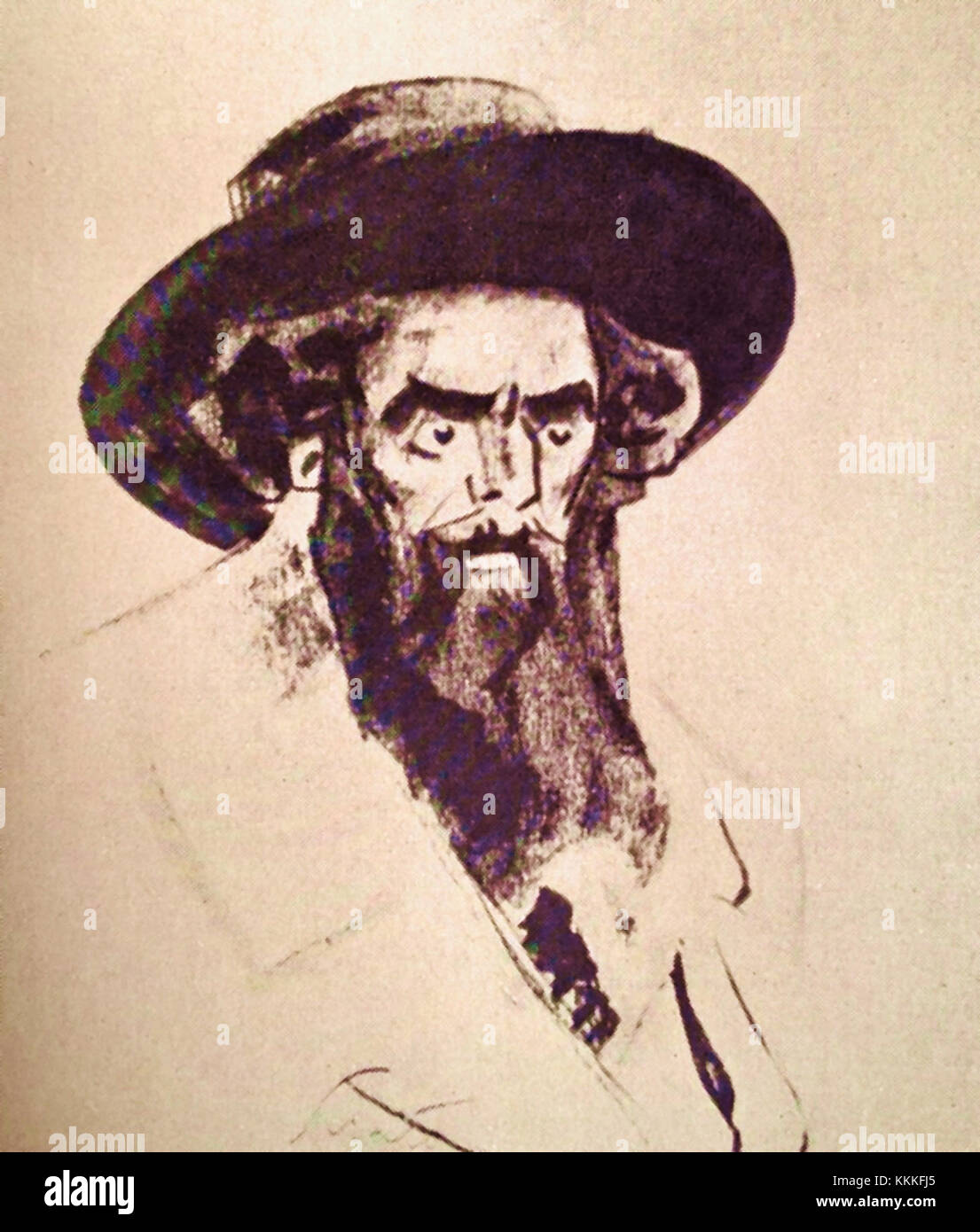 Francisc Sirato's portrait of Octav Bancila, painted during the early ...