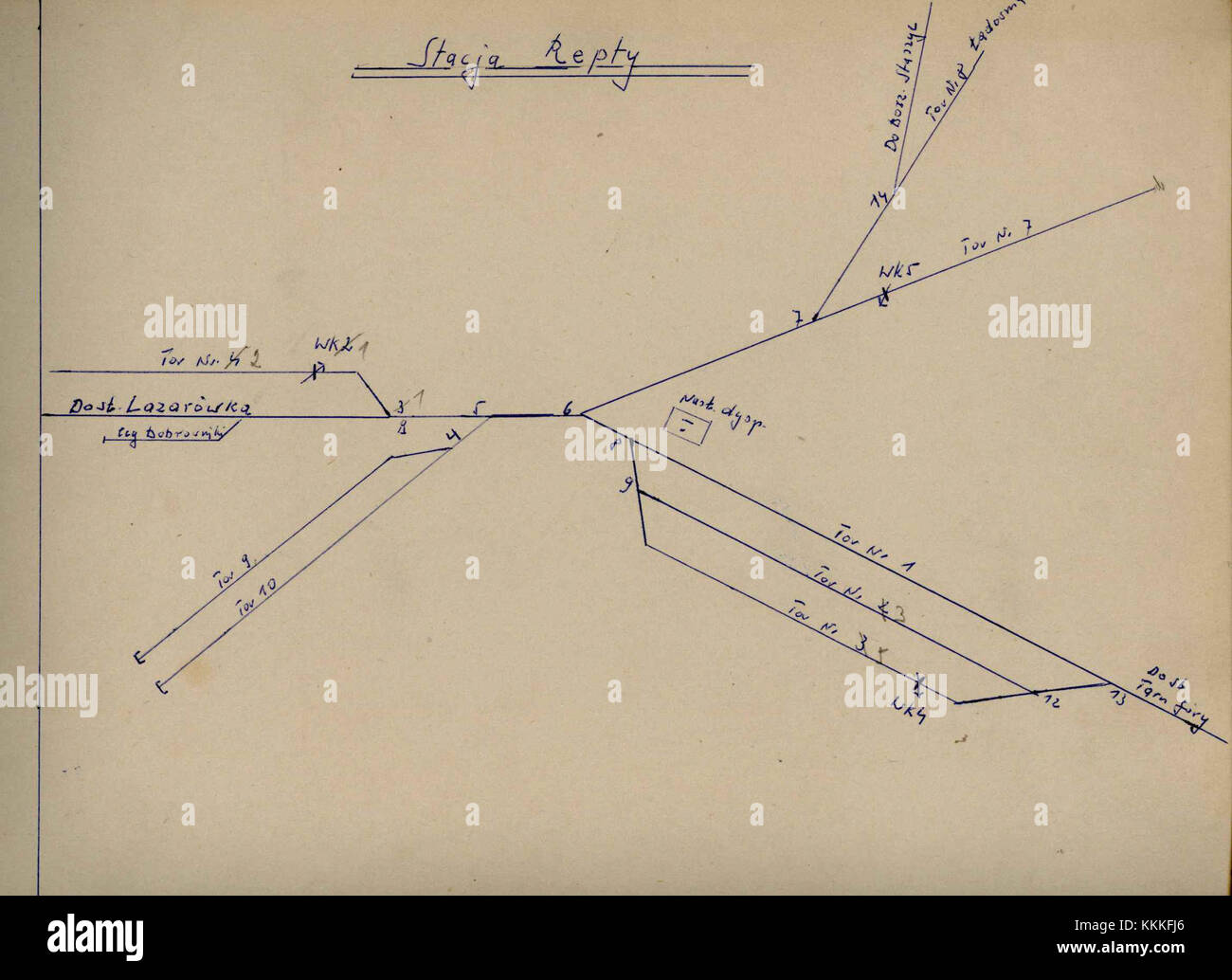 This image is a schematic diagram of a station layout, often used in ...