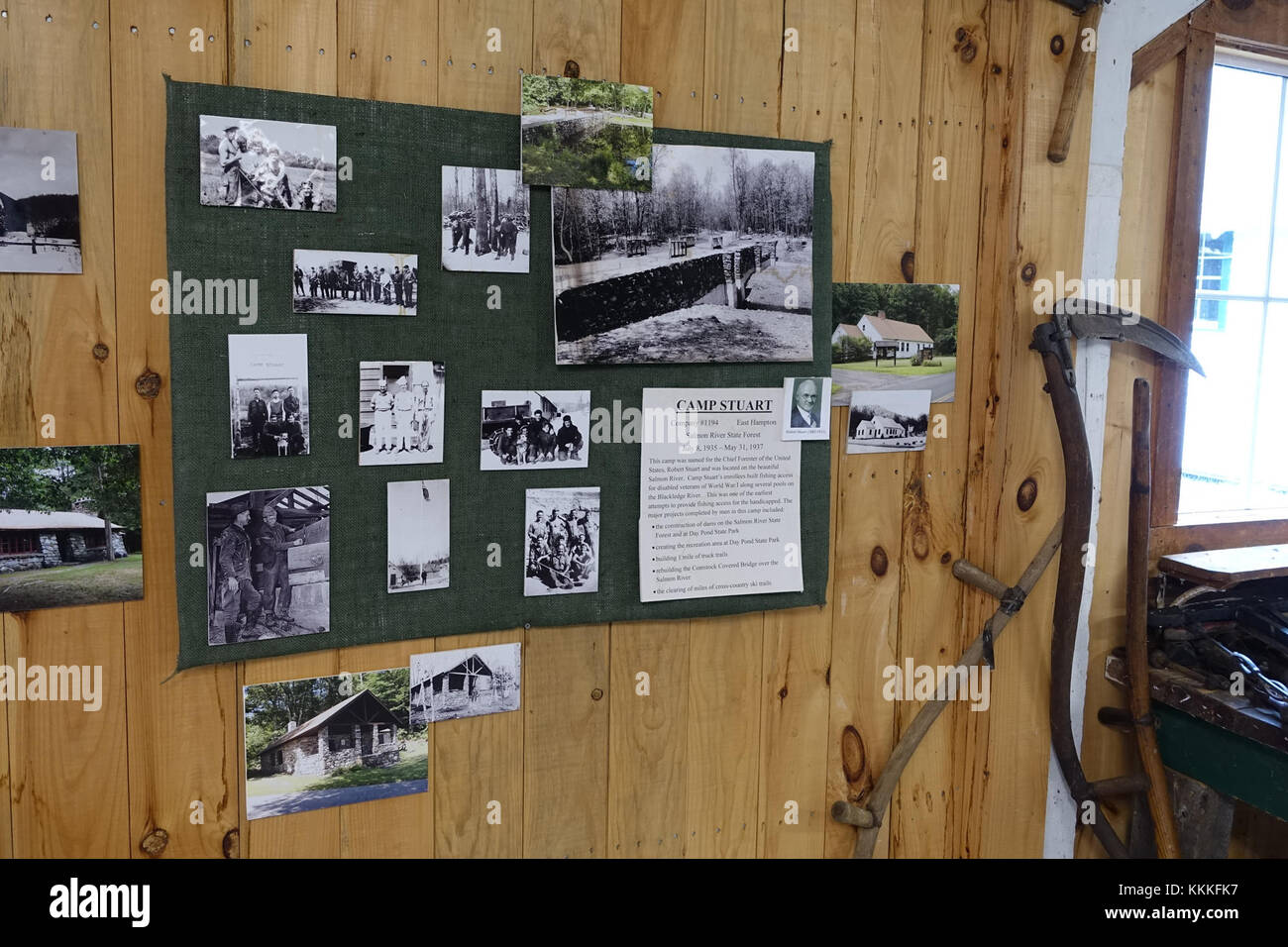 The display at the Northeast States Civilian Conservation Corps Museum ...