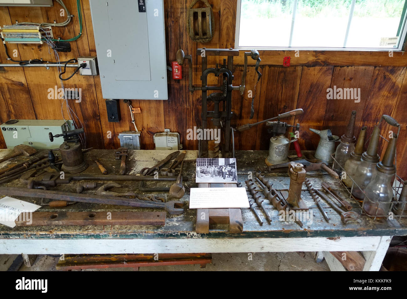 This image shows hand tools from the Northeast States Civilian ...