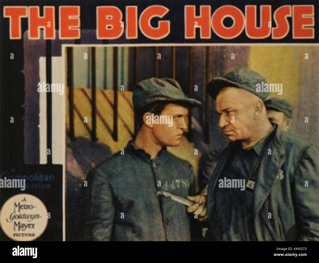 The film poster for 'The Big House,' a 1930 American pre-code film ...