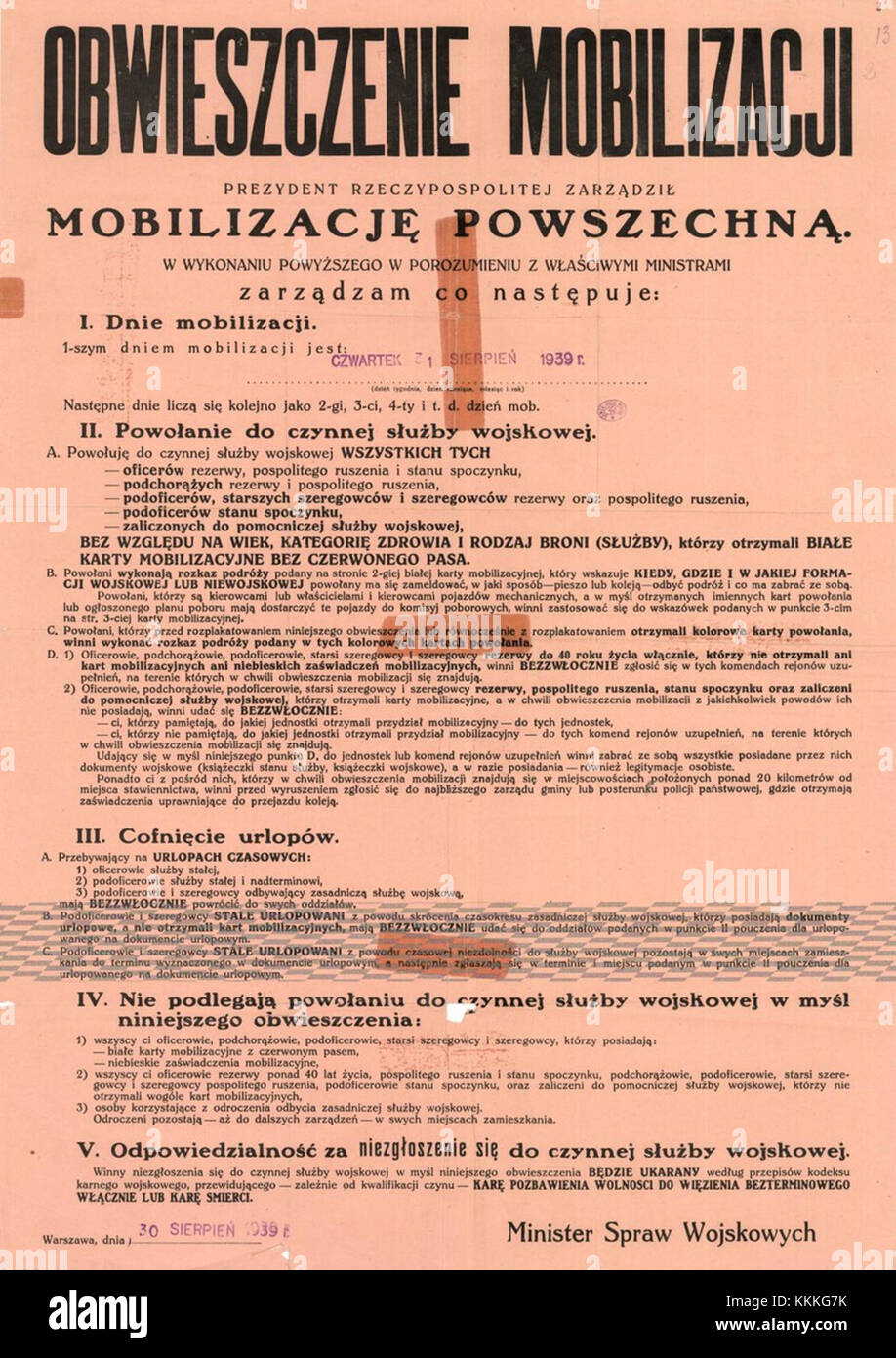 'Mobilizacja 30' refers to a historical event related to the ...