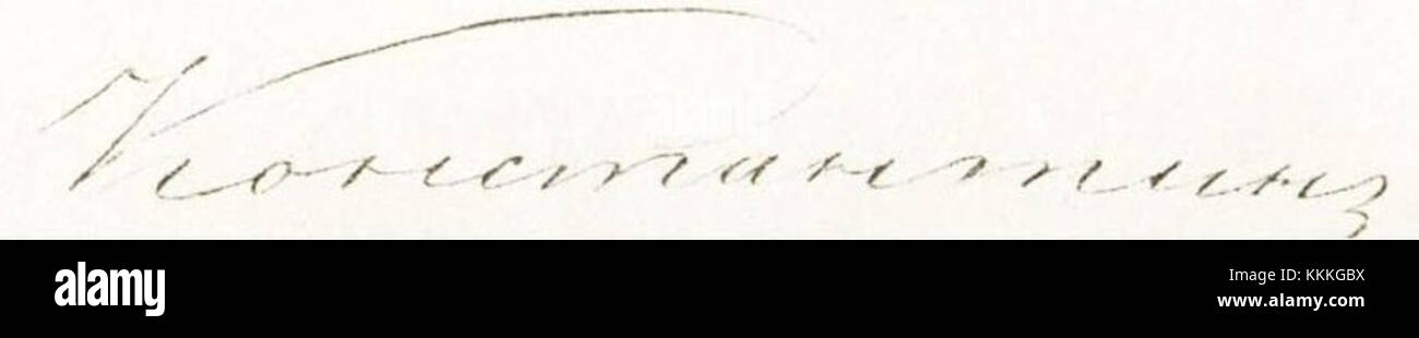 Signatures of royal family hi-res stock photography and images - Alamy