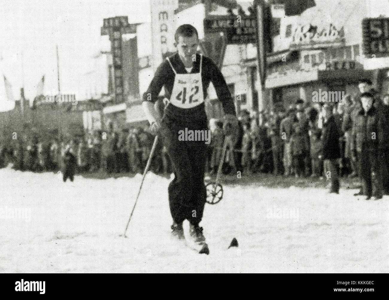 The Fur Rendezvous (Fur Rondy) ski race, held annually in Anchorage ...