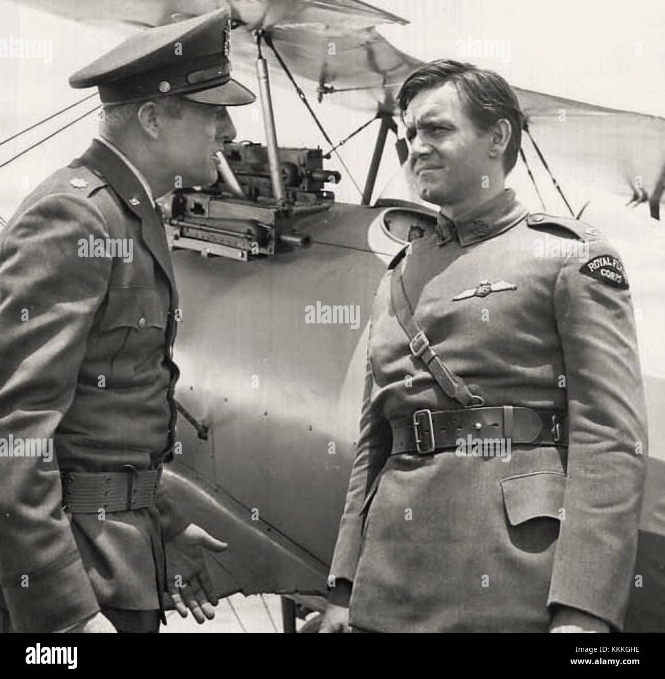 This image shows actors Simon Scott and Kenneth Haigh from the iconic ...