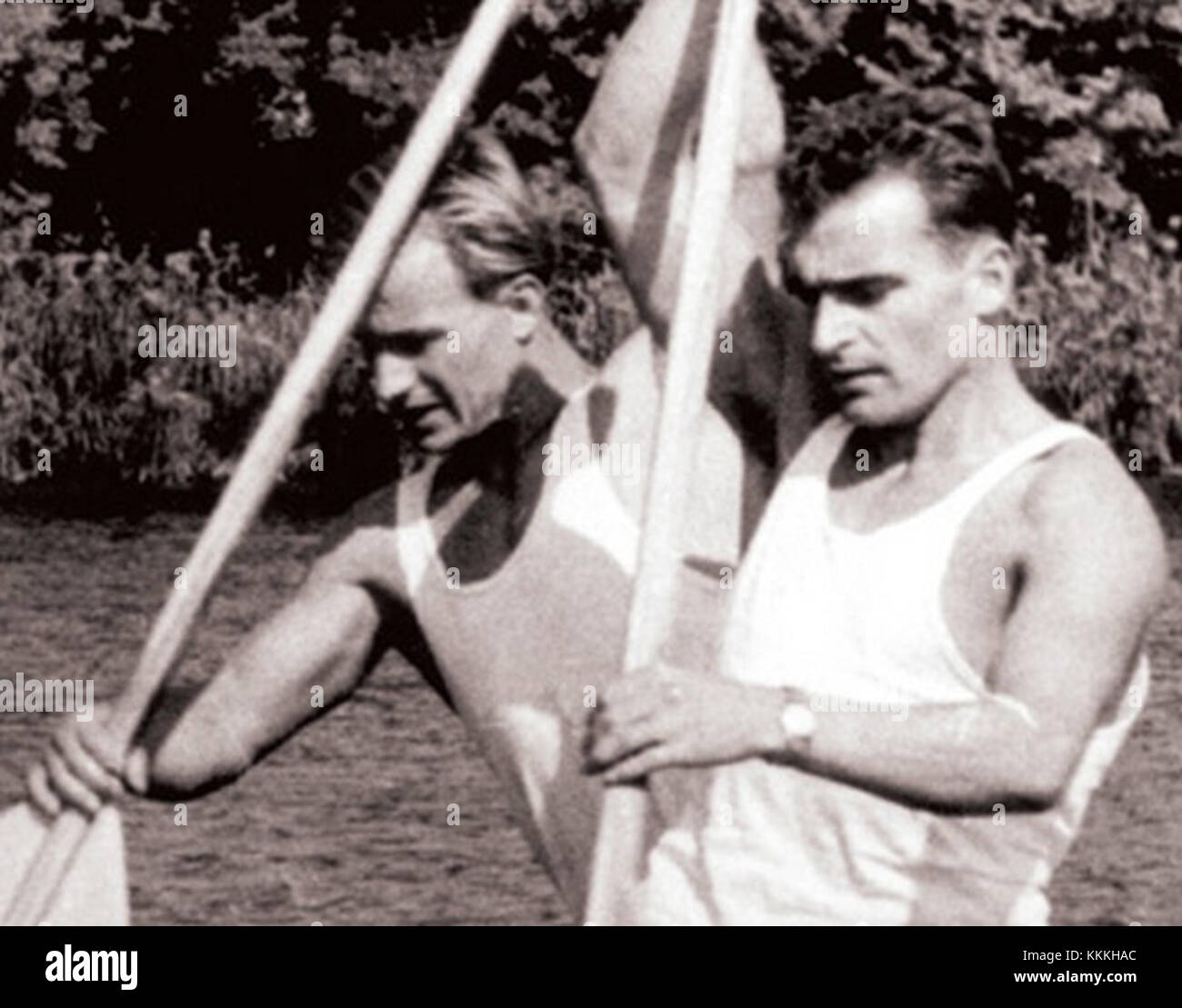Simion Ismailciuc and Alexe Dumitru 1956cr Stock Photo - Alamy