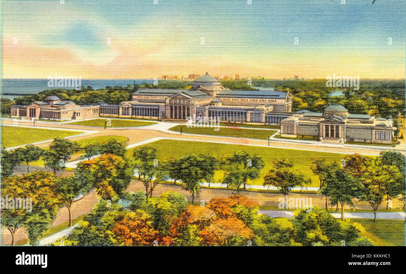The Museum of Science and Industry in Chicago, located in Jackson Park ...