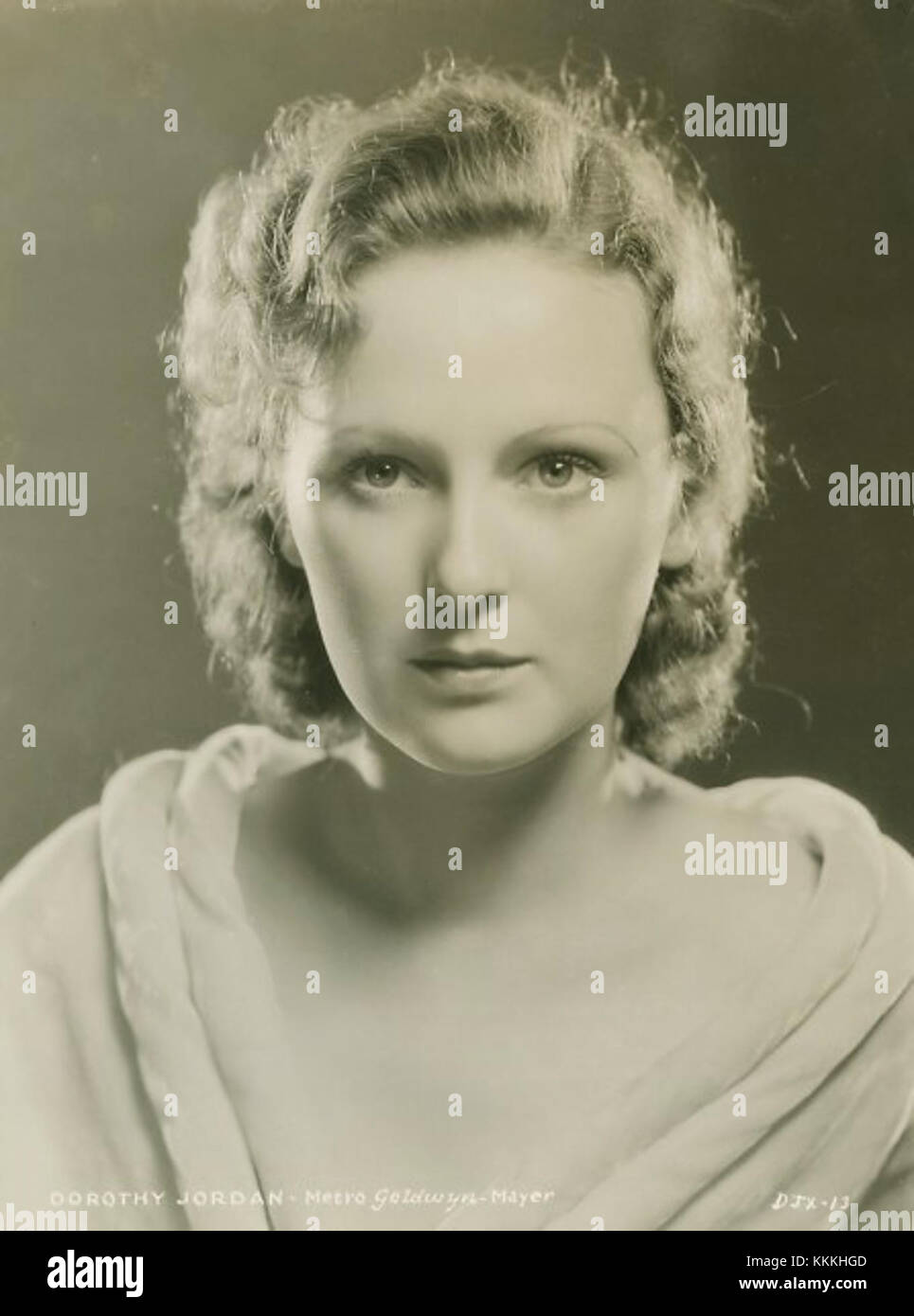 *Dorothy Jordan* (1932) refers to a portrait or film still featuring ...