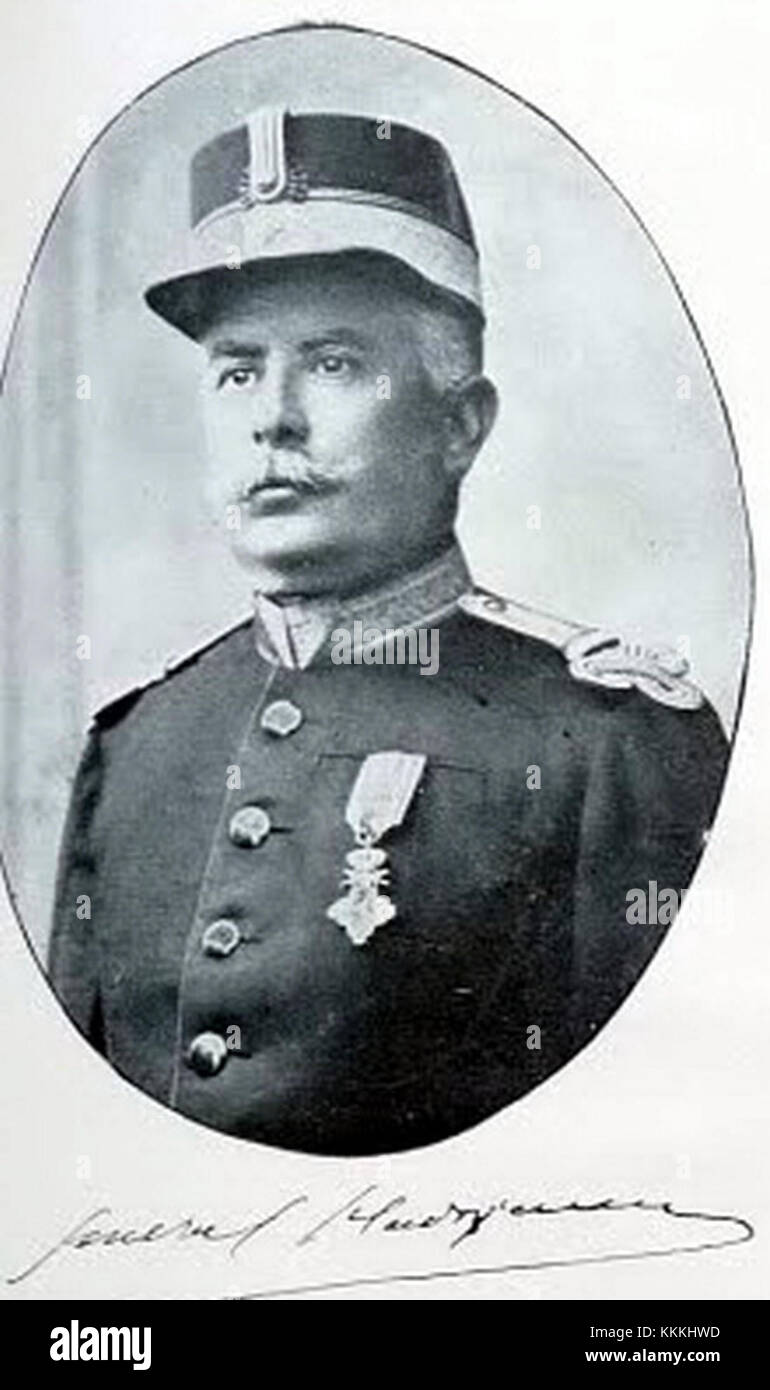 A historical photograph from 1913 of General Luca Vladoianu, a ...