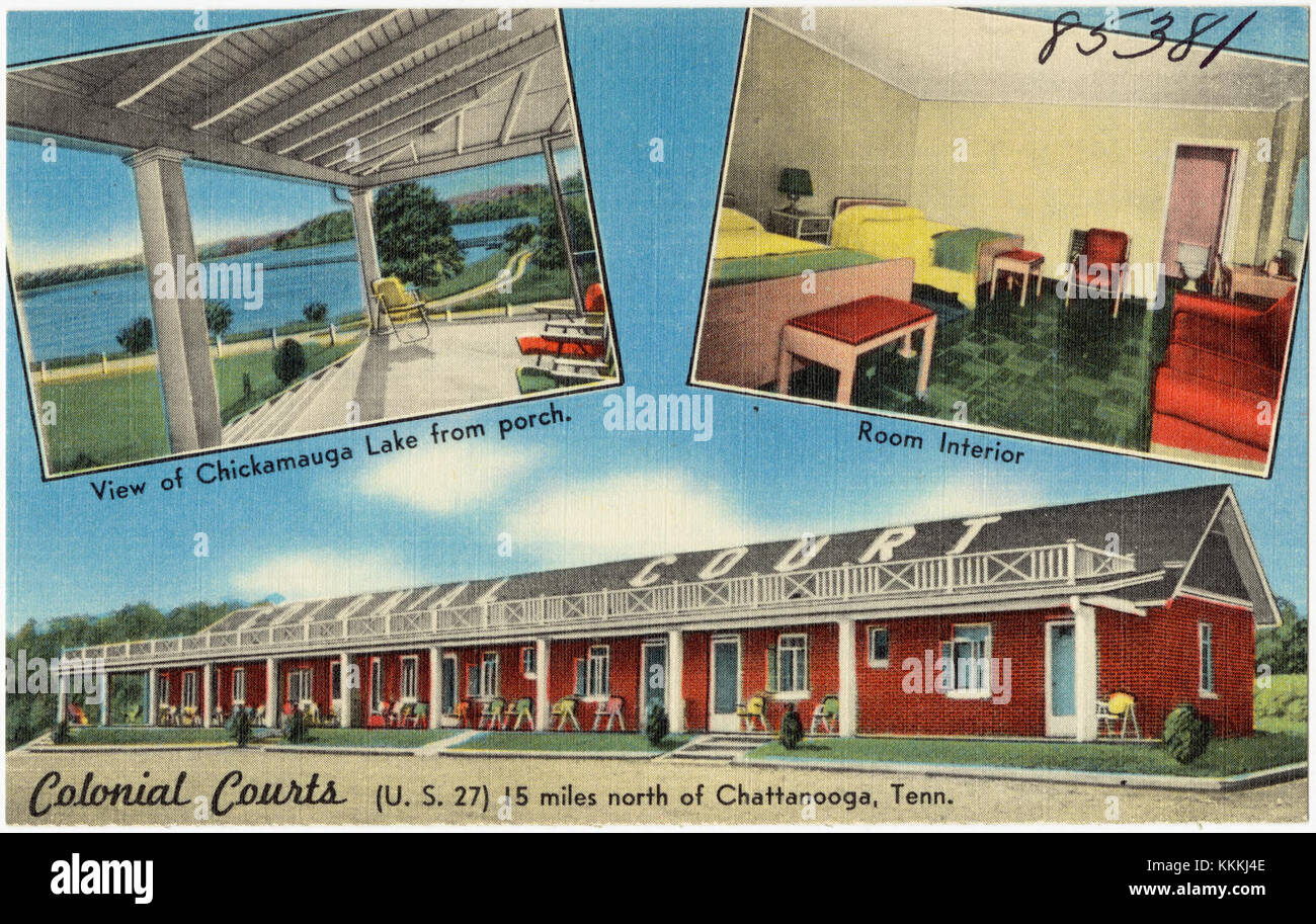 Colonial Court, (U.S. 27) 15 miles north of Chattanooga, Tenn (85381 ...