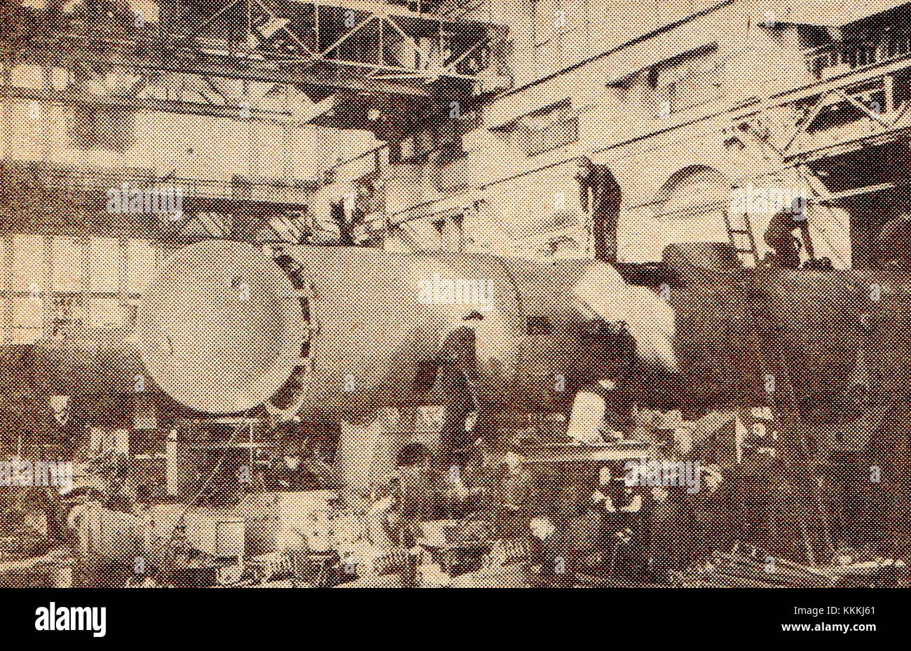 A historic photograph from IX 1945, taken in Poznan, Poland ...
