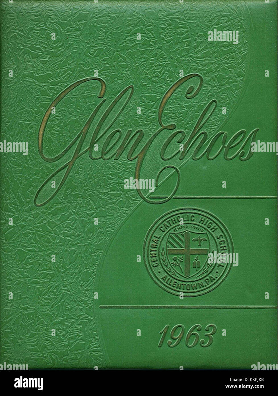 Yearbook from 1963 captures the academic hi-res stock photography and ...