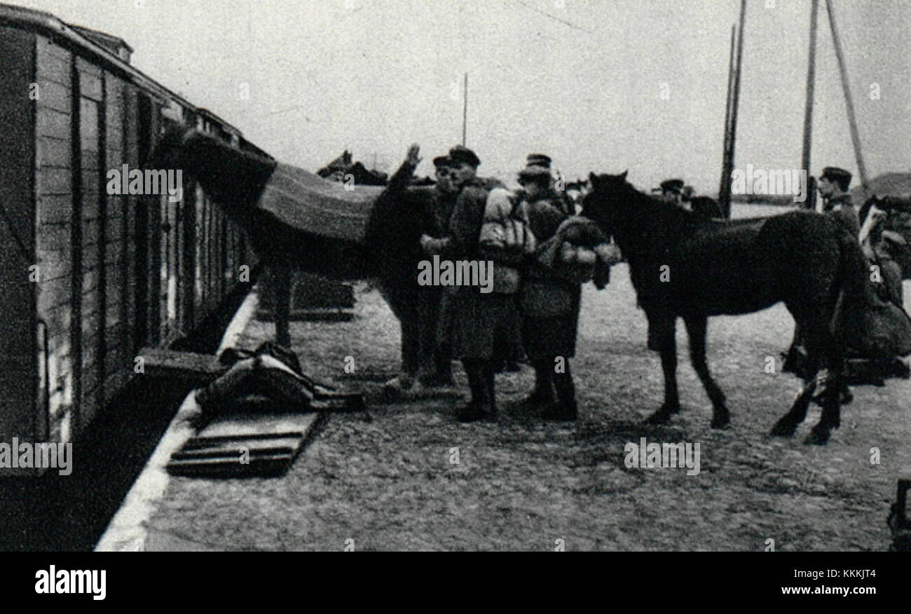 Odjazd 2 pp LP z Baranowicz do Kr%%C3%%B3lestwa Polskiego%%2C 1916 ...