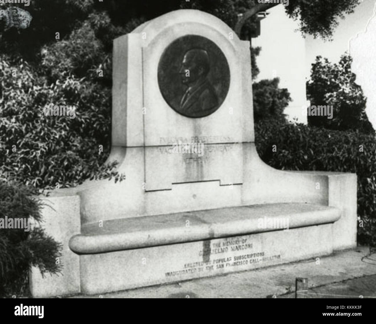 The Guglielmo Marconi Memorial Plaque honors the achievements of ...