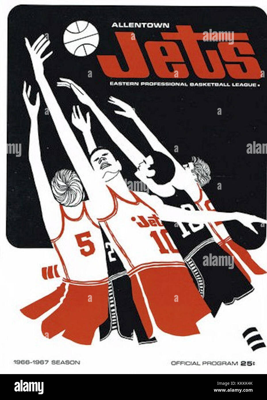 The 1966 Allentown Jets Basketball Program features details of the team ...