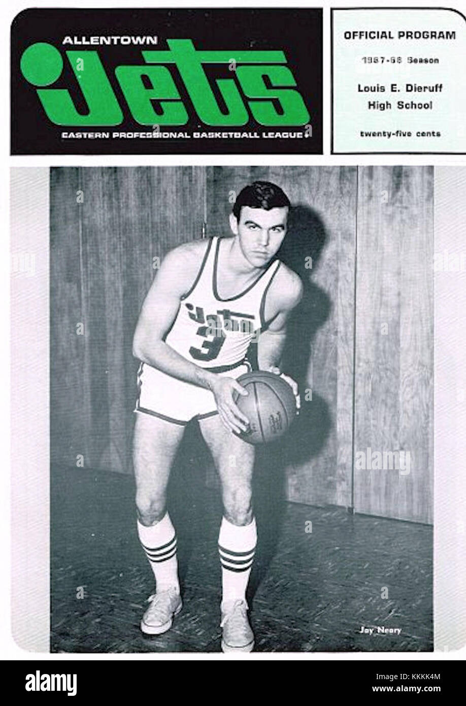 This 1967 Allentown Jets Basketball program highlights the team’s ...