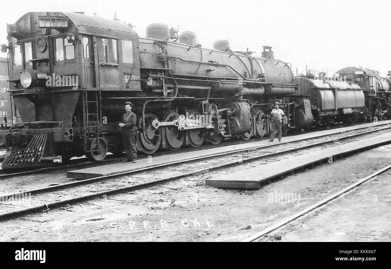 Southern Pacific cab forward mallet locomotive 4030 Stock Photo - Alamy