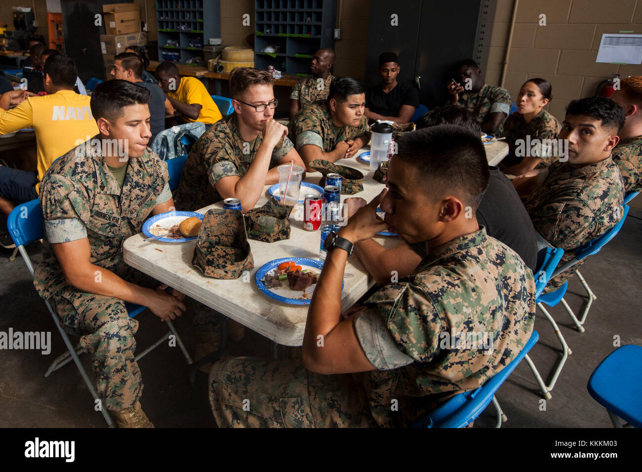 U.S. Marines with Headquarters Battalion, Marine Corps Base Hawaii ...
