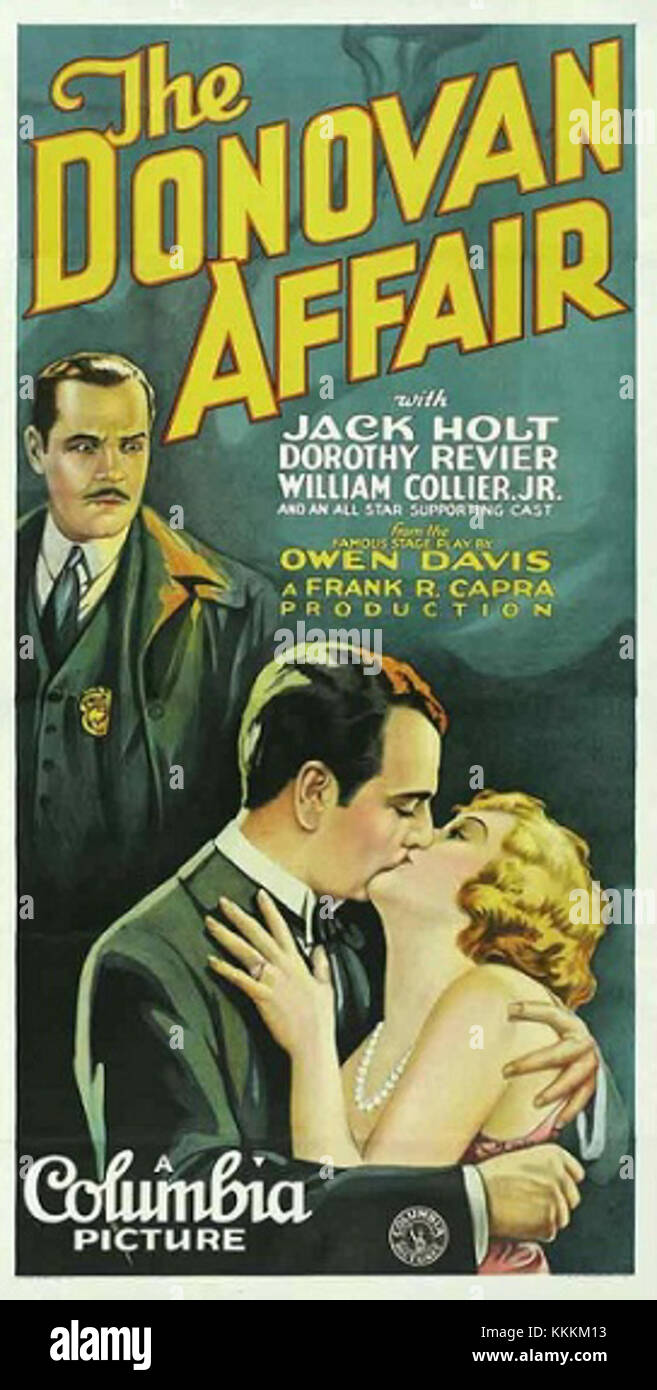 The Donovan Affair is a classic film featuring suspense and intrigue ...