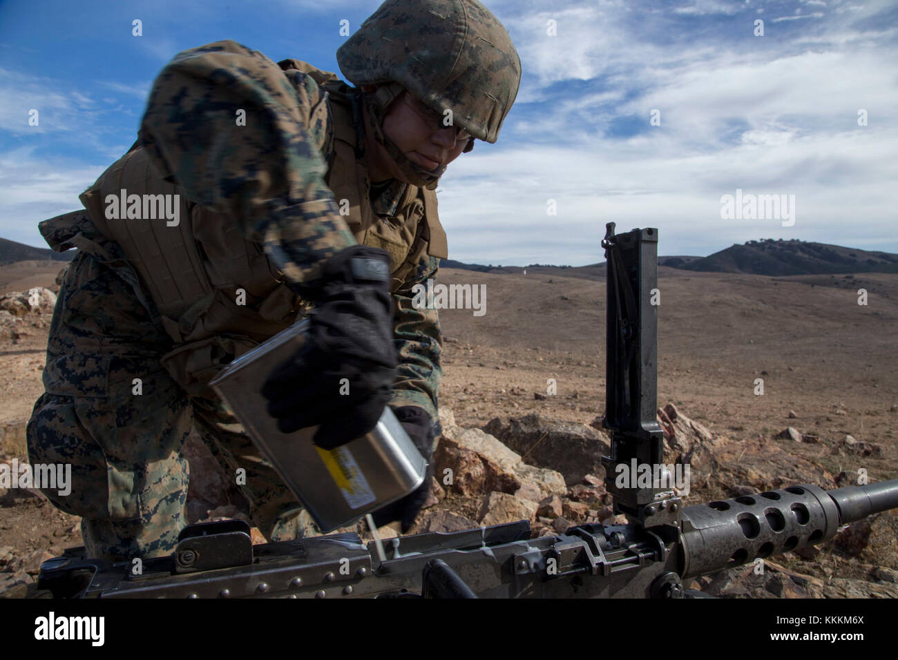 U.S. Marine Lance Cpl. Daniela Rodriguez, a motor vehicle operator with ...