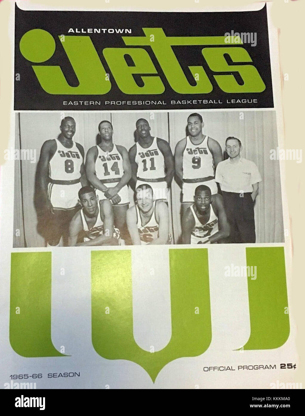 The 1965 Allentown Jets Basketball Program highlights the team's ...