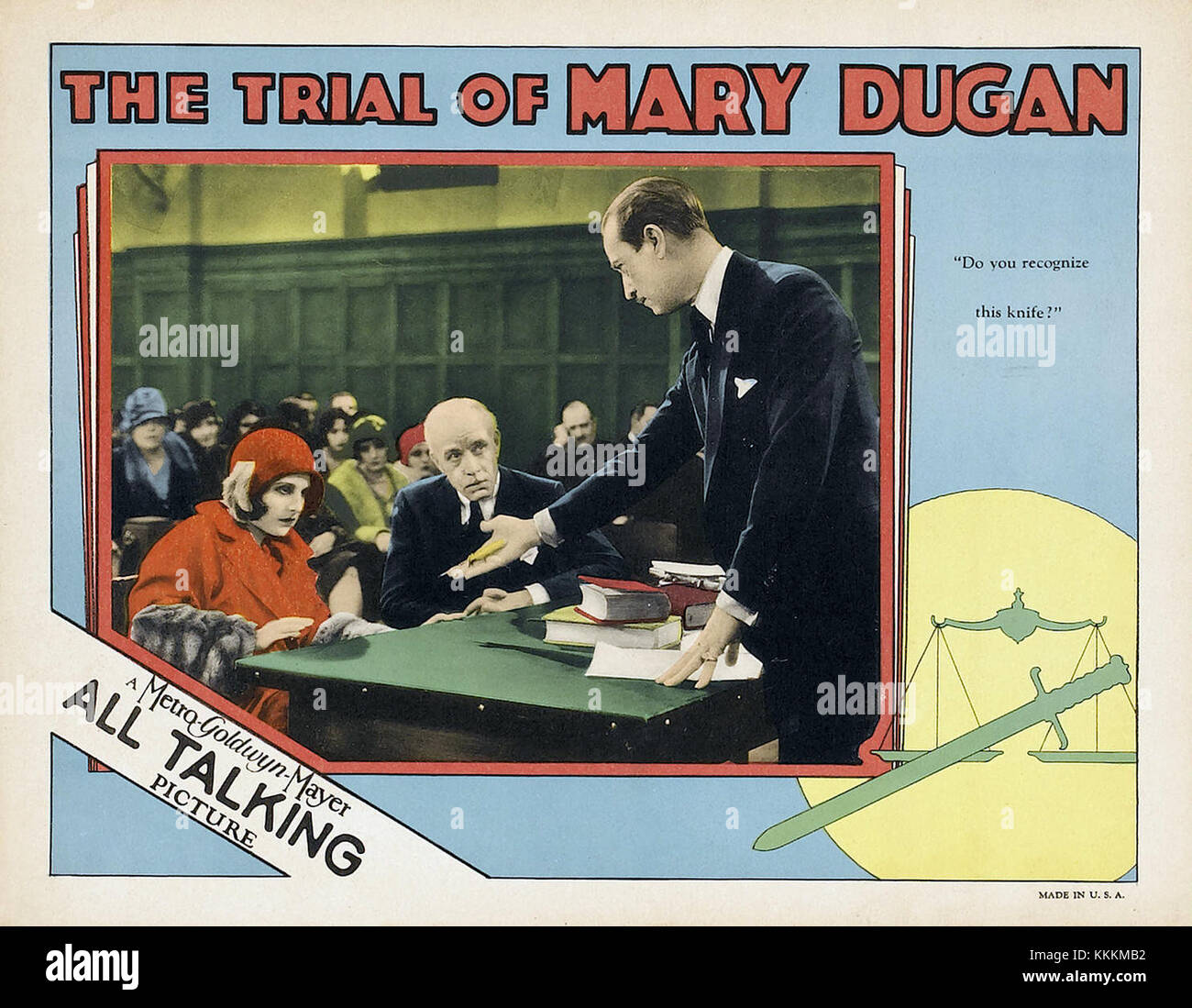 The Trial of Mary Dugan (1929) is a legal drama set in a courtroom ...
