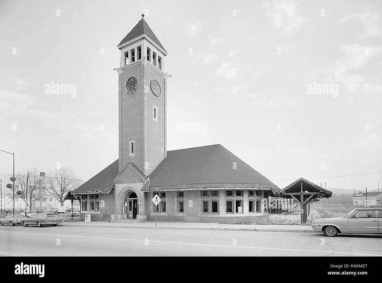 The 1977 photograph of the Allentown Terminal Railroad Station in ...