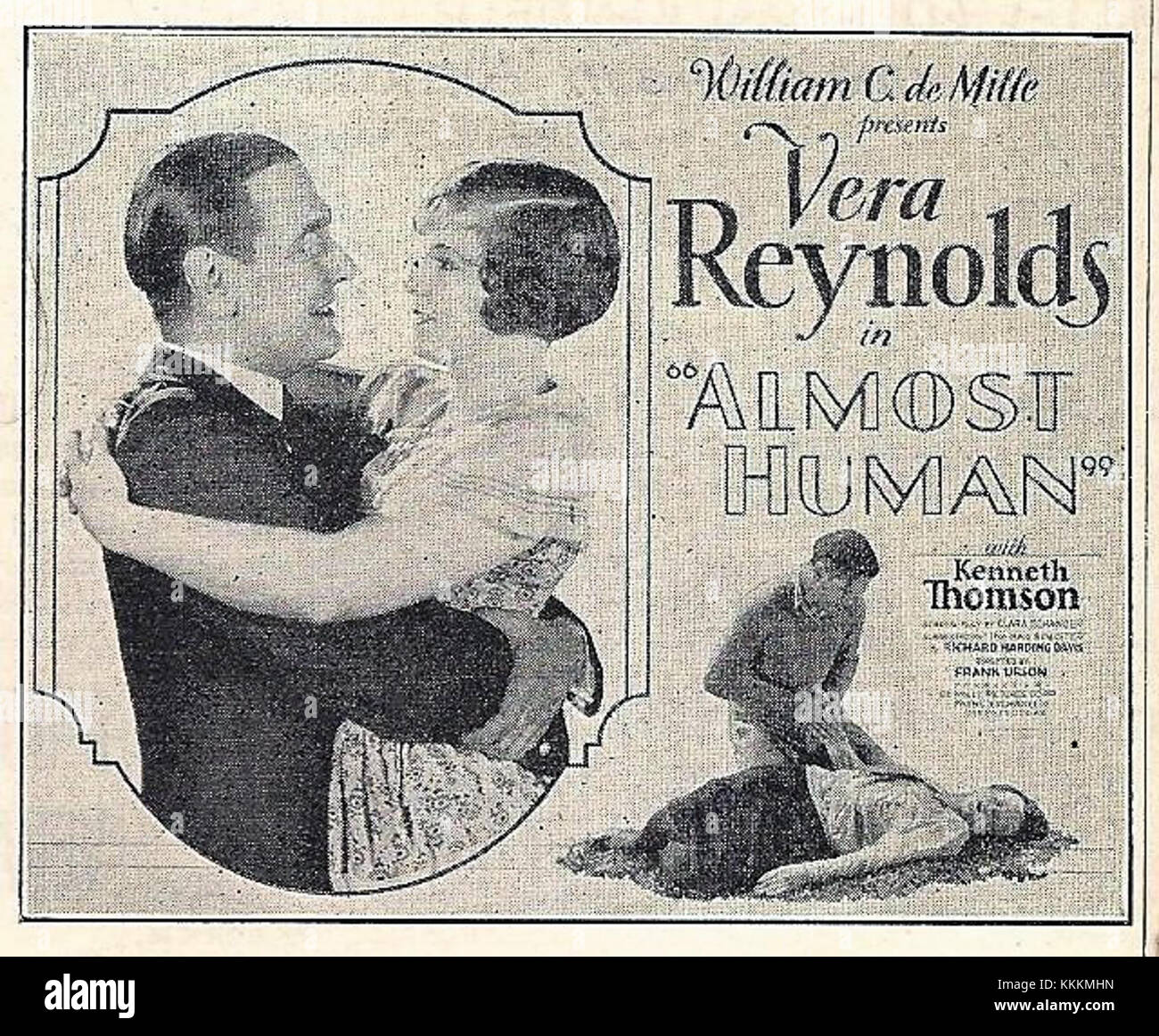Almost Human 1927 poster Stock Photo - Alamy