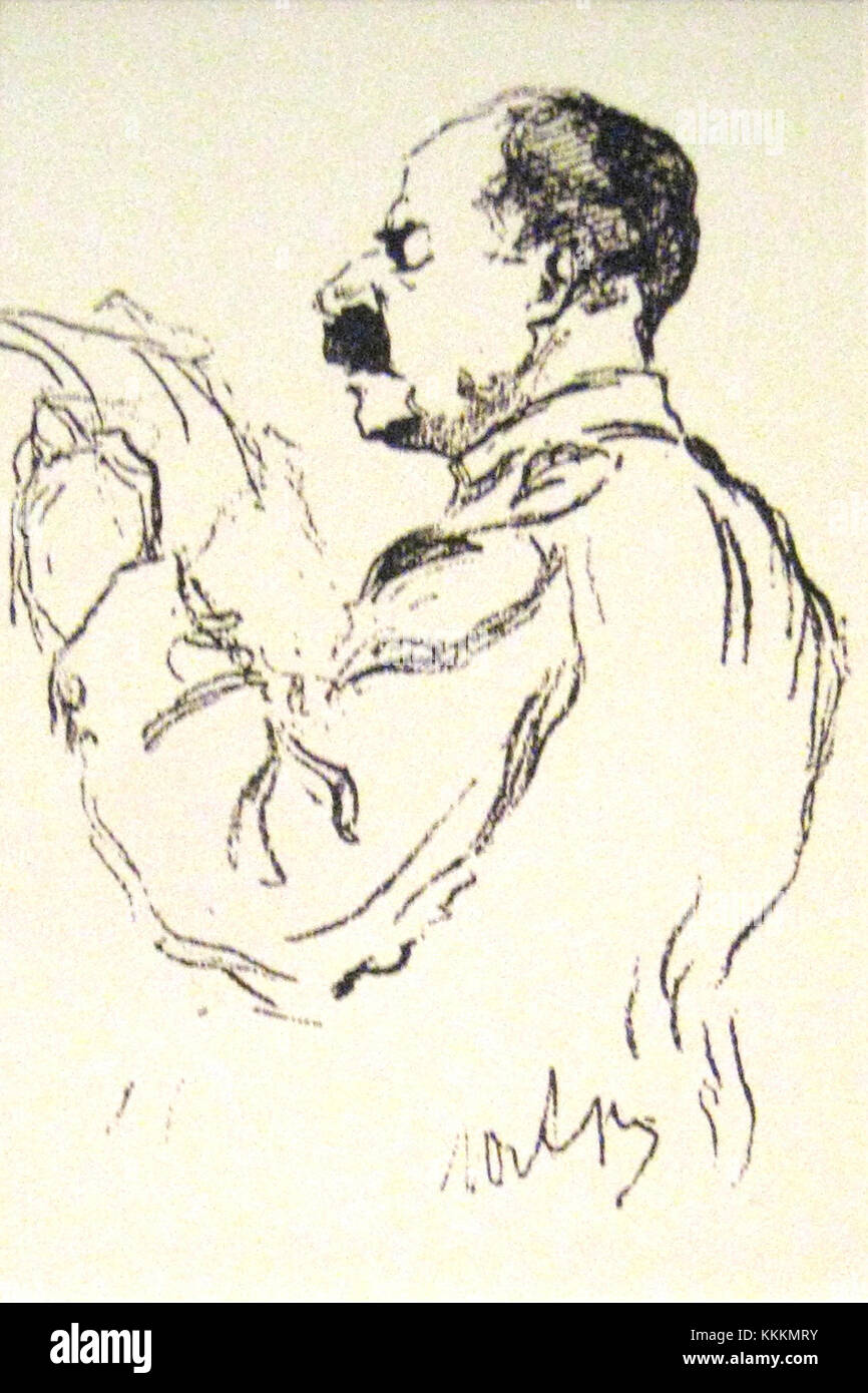 A portrait of A. Kaledin, created by Artsybushev, showcasing a detailed ...