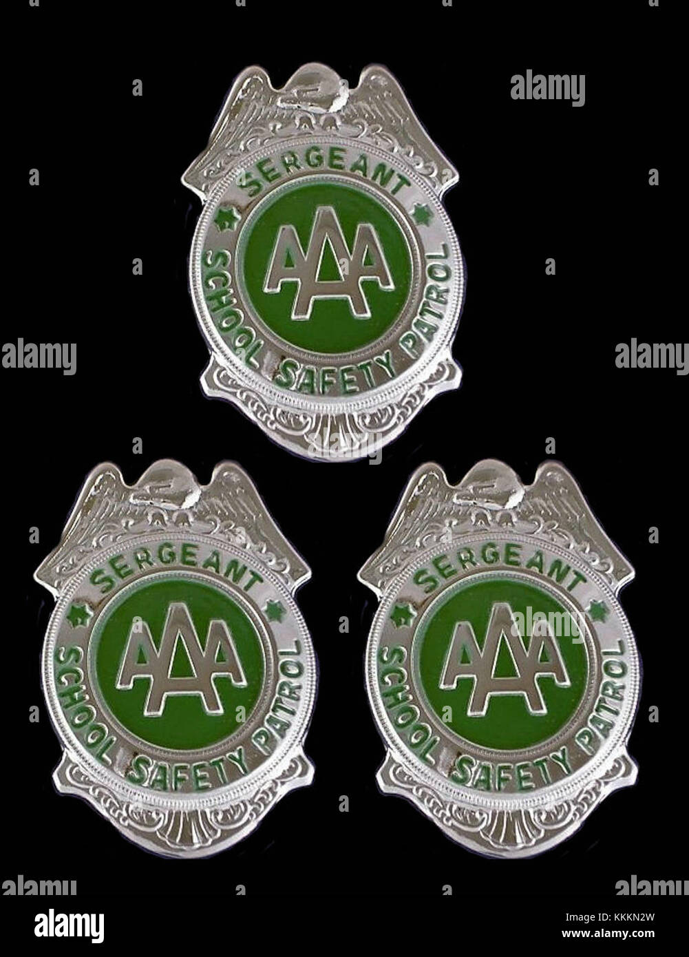 School Safety Patrol Sergeant Badge Set - Allentown PA Stock Photo - Alamy