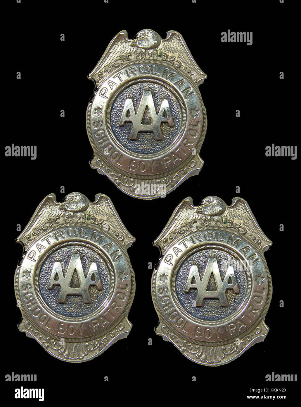 This set of School Safety Patrol Patrolman Badges from Allentown ...