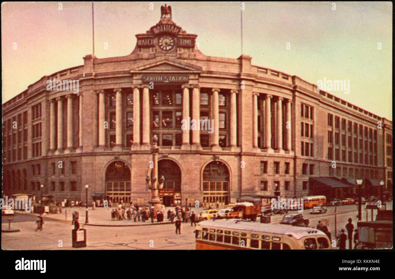 South Station is a historic train station located in Boston ...